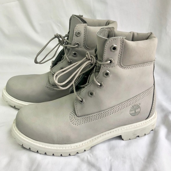Timberland | Shoes | Timberland Ghost White Waterproof Boots 75 | Poshmark
